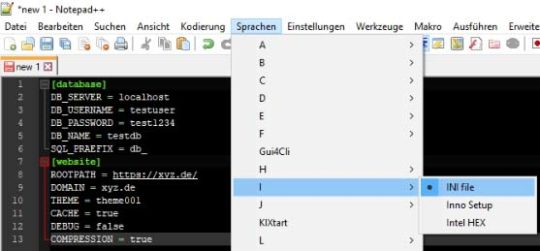 Ini-Datei erstellen, öffnen und bearbeiten - Was ist eine ini-Datei?