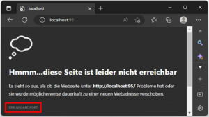 ERR_UNSAFE_PORT in Edge-Browser von Microsoft beheben