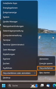 Windows 11 herunterfahren - Alle Wege Windows 11 zu beenden